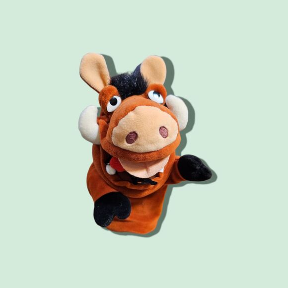 Disney | Toys | Vtg Lion King Pumbaa Handpuppet | Poshmark
